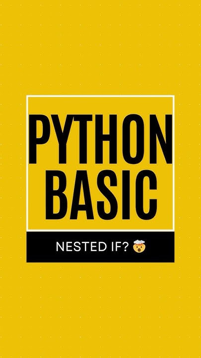 Python Nested If Statements Explained in 30 Seconds | Python Tutorial in Tamil - YouTube