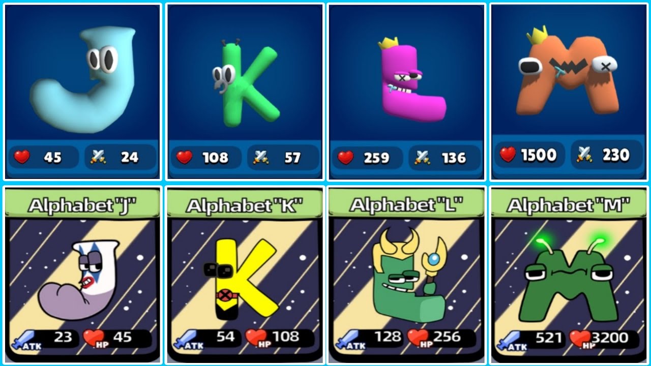 MERGE Alphabet: 2D Fusion Fight - Merge Battles ( series 2 ) - YouTube