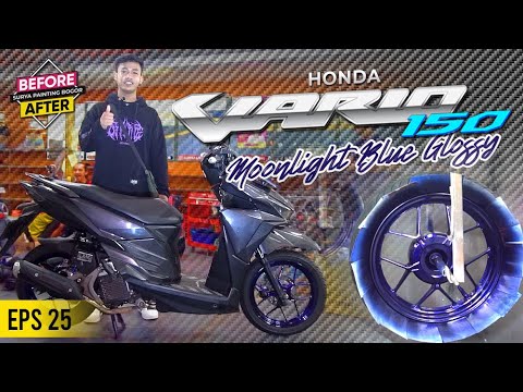 Surya Painting Bogor : Before / After Cat velg Honda Vario 150 ...