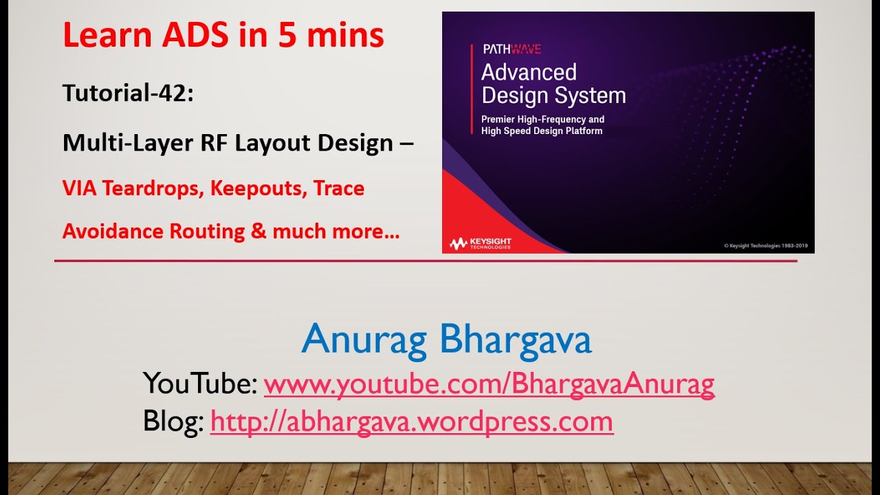 Tutorial-42: Multi-Layer RF Layout - VIA Teardrop, Keepouts, Avoidance ...