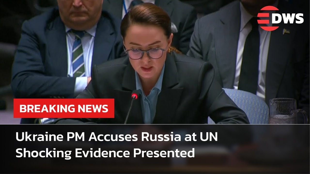 WATCH: Ukraine PM Slams Russia at UN | Presents Evidence of War Crimes ...