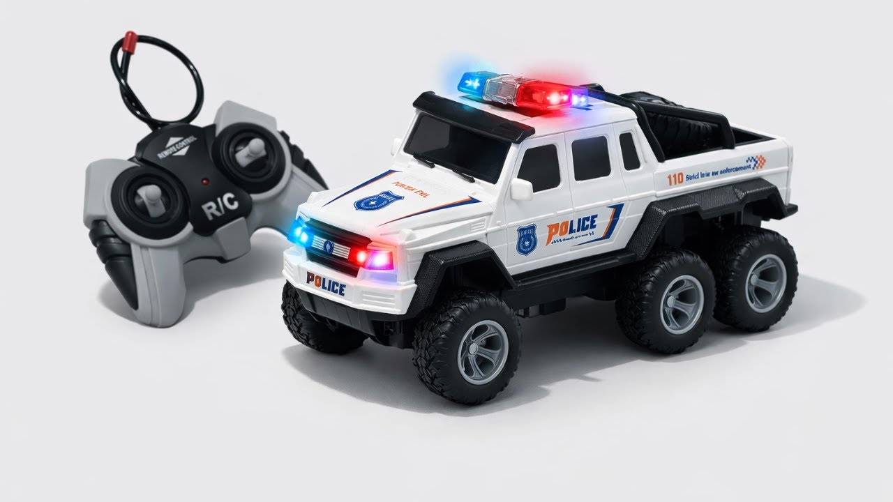 Unboxing Hummer RC Police Cars, RC City Clean Trucks & Racing Cars ...