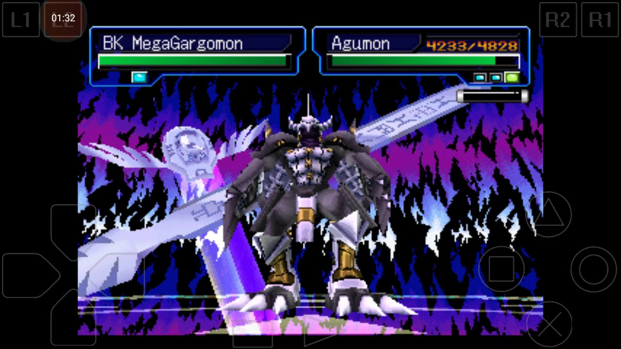 Digimon World 2003 - Black MegaGargomon Boss Battle - YouTube