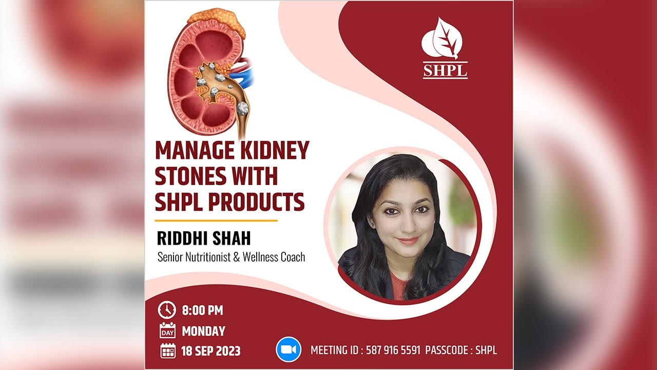 MANAGE KIDNEY STONES WITH SHPL HEALTH & WELLNESS PRODUCTS - YouTube