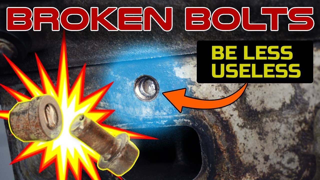 BROKEN BOLTS and How I Extracted Them DIY 4 Methods - YouTube
