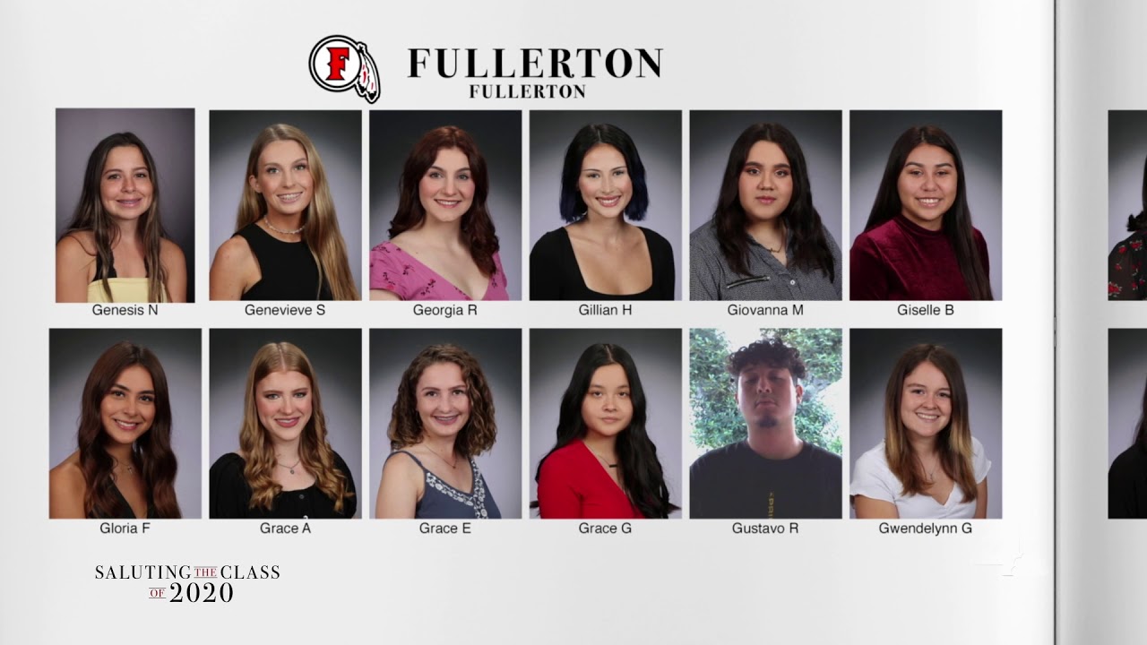 Saluting the Class of 2020 — Fullerton Union High School | NBCLA - YouTube