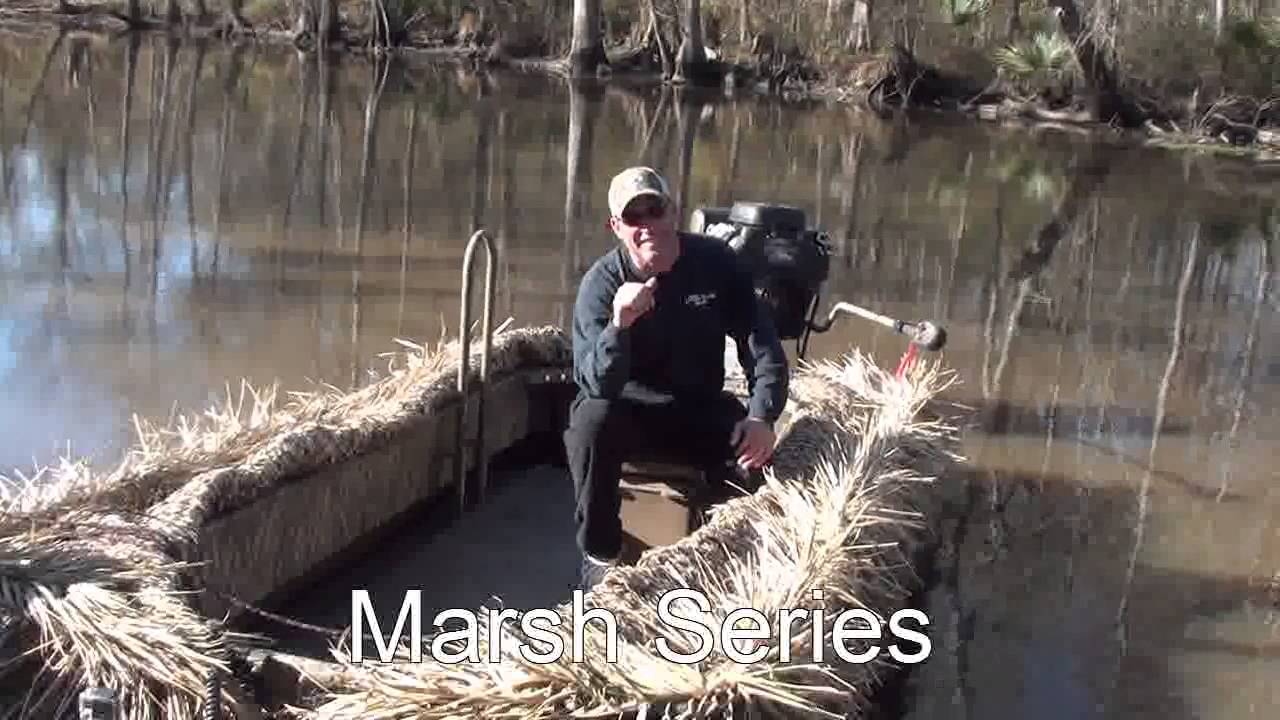 Gator Trax Marsh Series Boats - YouTube