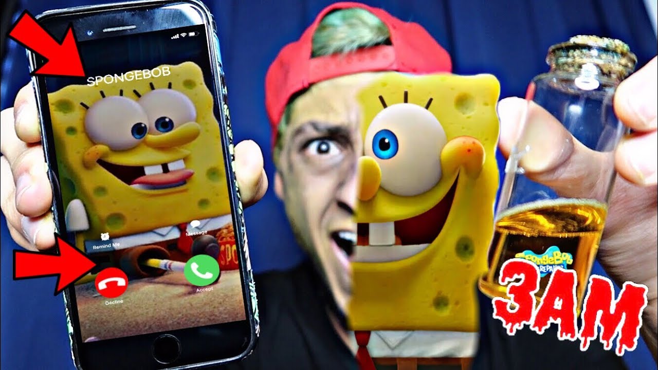 DO NOT DRINK SPONGEBOB POTION AT 3AM!! *OMG IT ACTUALLY WORKED* - YouTube
