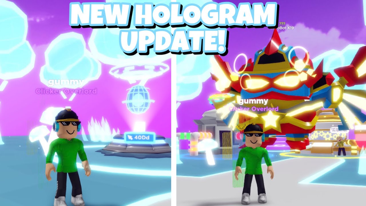 NEW CLICKER SIMULATOR UPDATE! NEW HOLOGRAPHIC EGG! NEW HEROBOT X19 PET ...