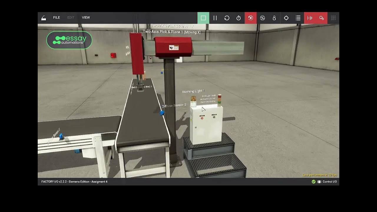 Factory/IO simple demo - YouTube