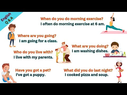 Daily Use Question Answer | Fun Learning Question and Answer | English ...