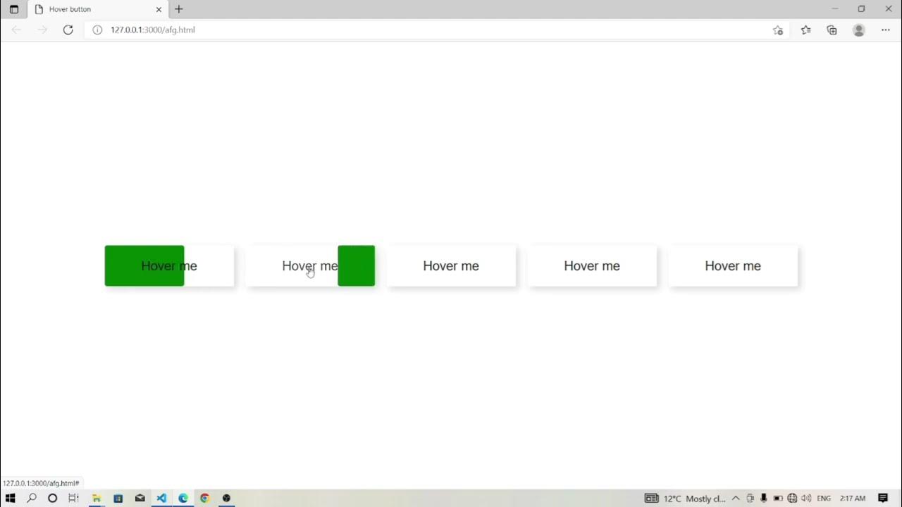 how To add hover effect On Button In HTML And css Animated Background In CSS - YouTube