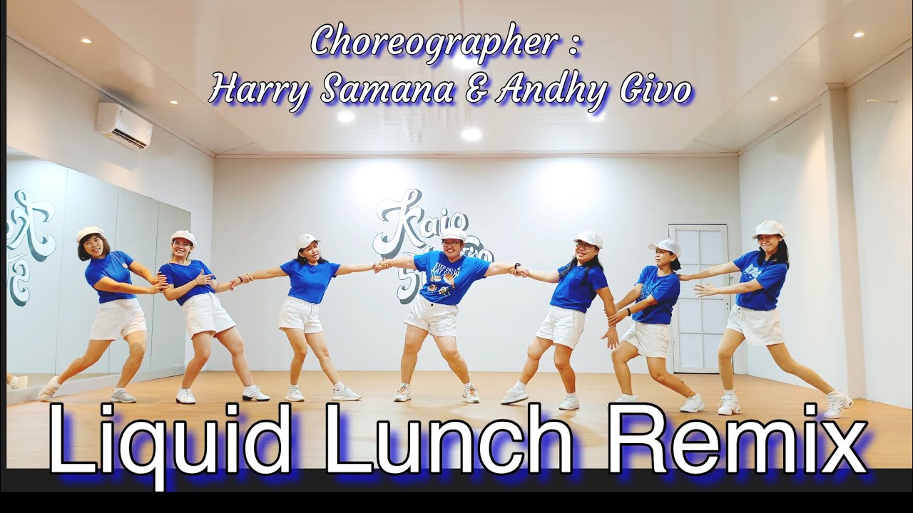 LIQUID LUNCH REMIX - LINEDANCE - YouTube