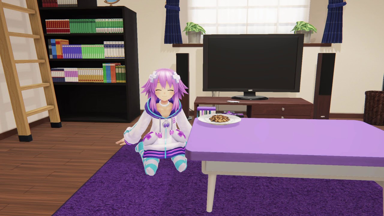 [Eng sub] Neptunia VIIR Neptune VR scene 3: It's definitely pudding ...