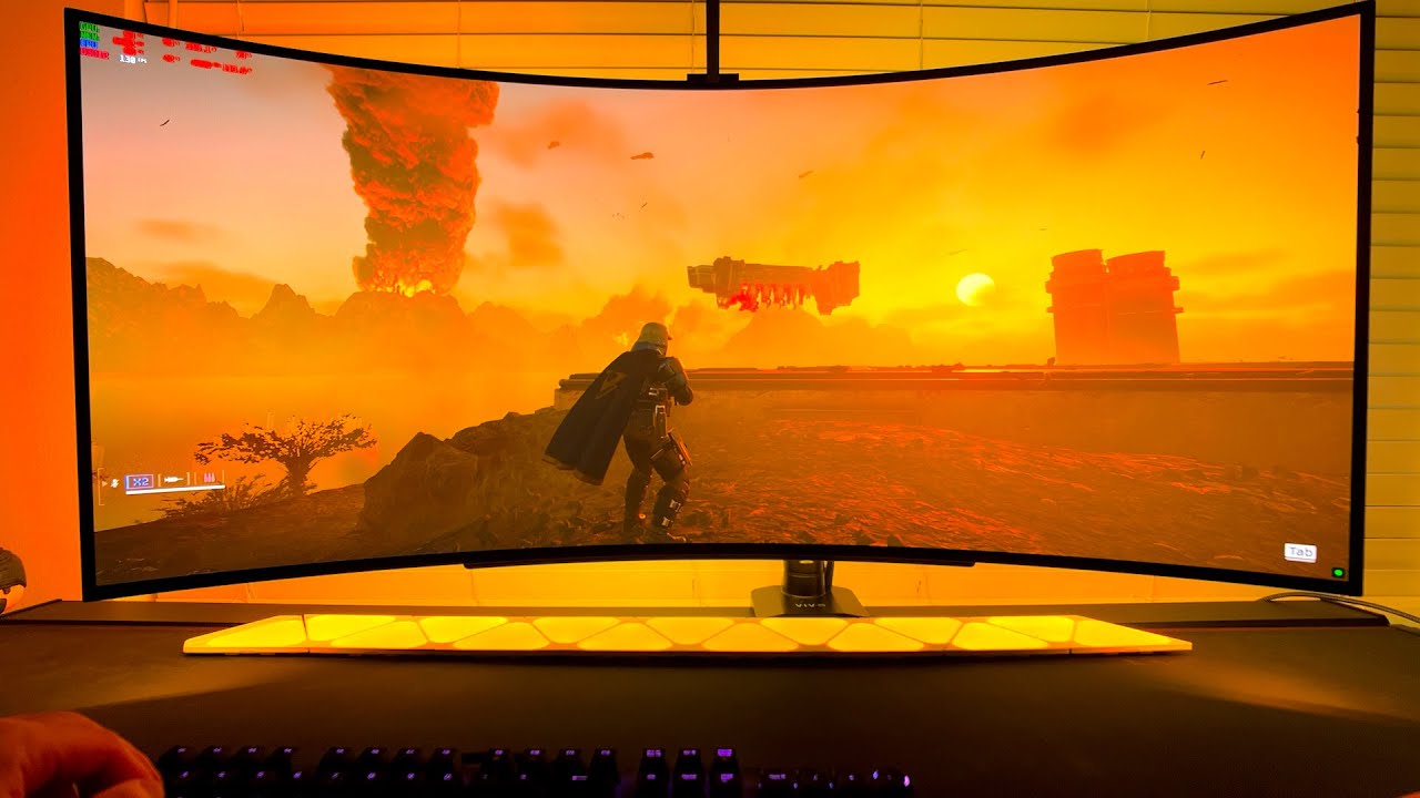 HELLDIVERS 2 Chaos: GORGEOUS OLED UltraWide Action | LG45GR95QE + RTX ...