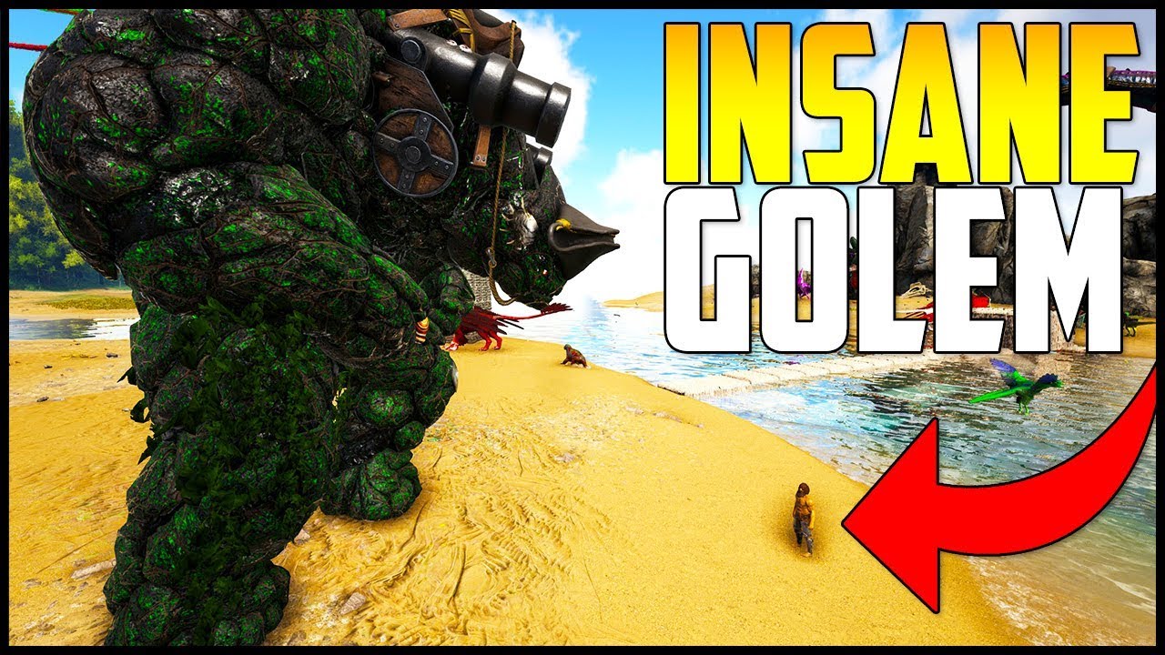 TAMING THE GOLEM BOSS!!! - Ark Survival Evolved Modded Ep 13 ( Ark ...