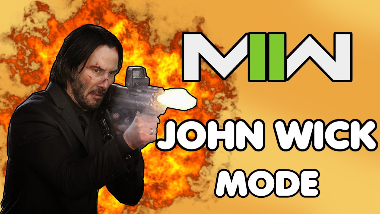 Modern Warfare 2 - JOHN WICK MODE (Pistol Kills, Throwing Knifes, M4 ...