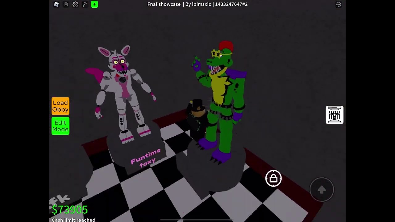 FNaF model showcase (roblox obby creator) - YouTube