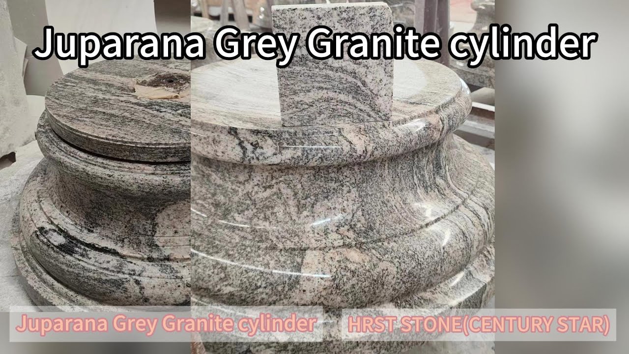 Juparana Grey Granite cylinder #granitecountertop #granitevanitytop # ...