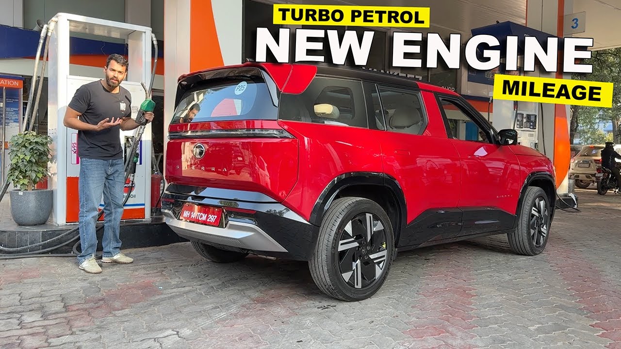 *Real Life Mileage* Tata Sierra Turbo Petrol AT | City Traffic ...