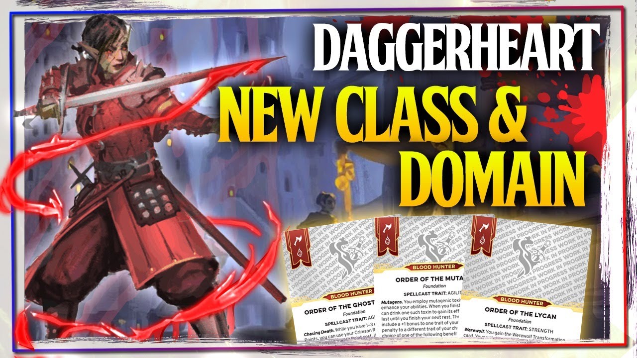 The Daggerheart Blood Hunter and Blood Domain are BRILLIANT Designs ...