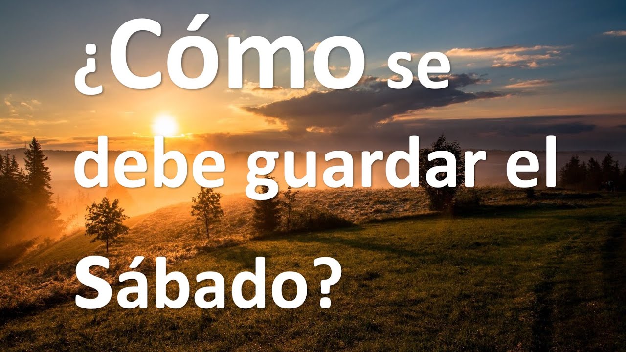 Evangélico enseña a sabatistas y Adventistas a cómo guardar el sábado ...