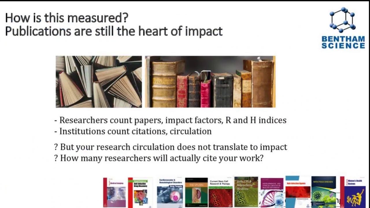 Boosting Your Citation Rate: Research Impact (Bentham Science - DotLib Webinar) - Part 1 - YouTube