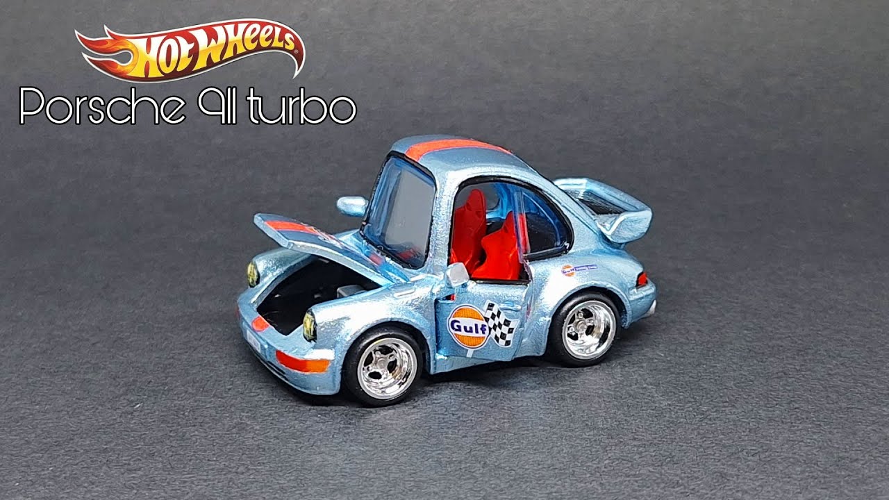Custom hot wheels porsche 911 turbo tooned - YouTube