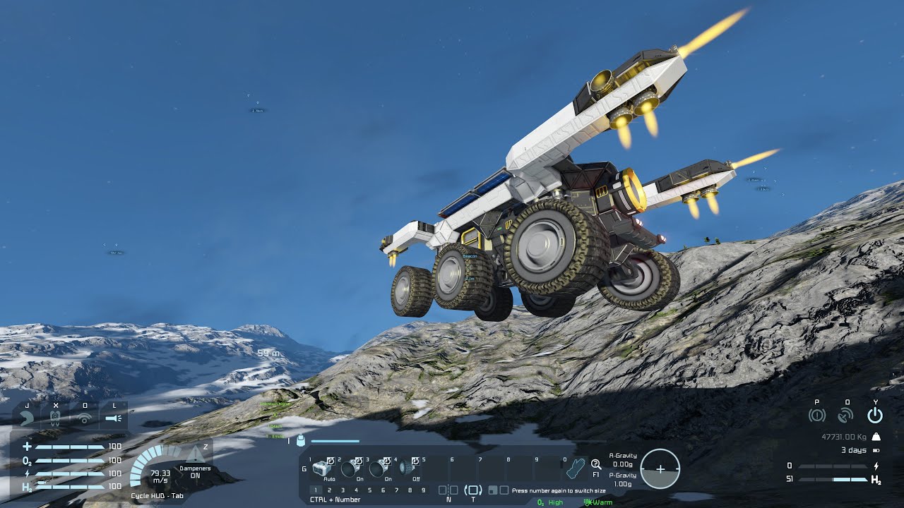 Space Engineers - Flying Rover - YouTube