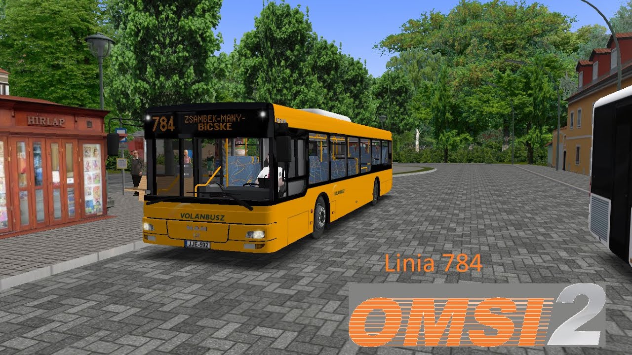 OMSI 2 - Dunántúl Fiktív 3.0 - Linia 784 - MAN NU313 - YouTube