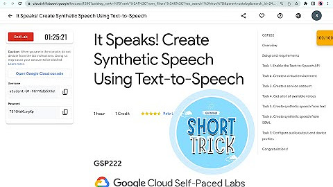 Skill Badge 9 - Cloud Speech API: 3 Ways - YouTube