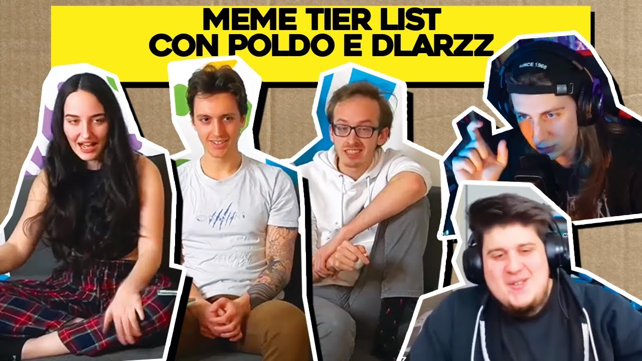 DOMENIKETTY: MEME TIER LIST e CHIACCHIERE con @poldo e @Dlarzz | # ...