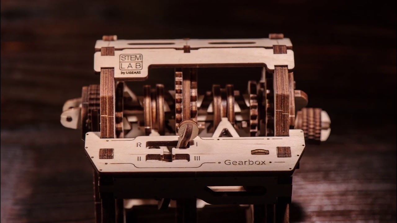 UGEARS STEM lab - Gearbox - YouTube