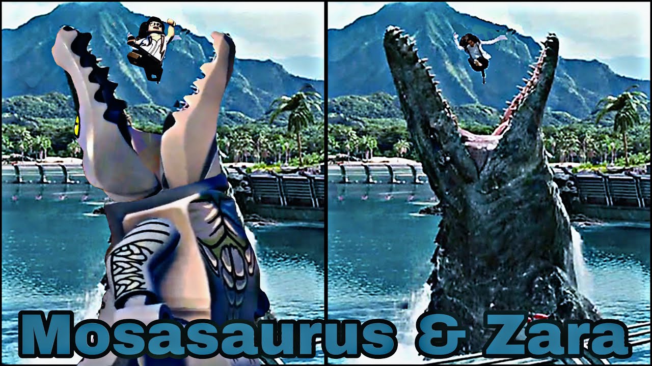 LEGO Movie Custom - Mosasaurus & Zara - YouTube