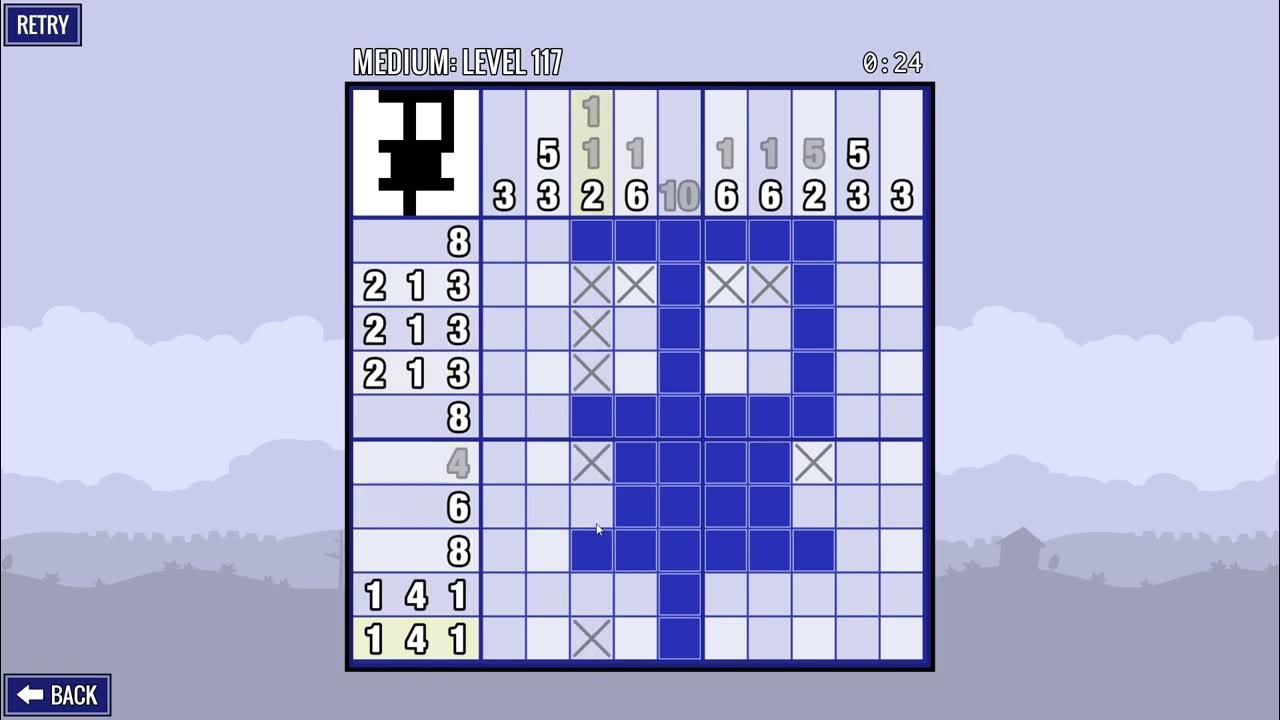 Picross Touch (Medium Level 117) Gameplay and Tutorial - YouTube