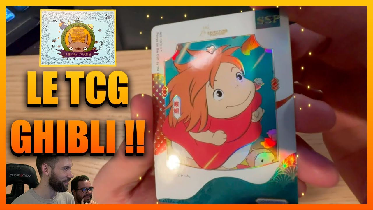 OUVERTURE DE COFFRETS DU TCG OFFICIEL GHIBLI ! LES PLUS BELLES CARTES ...