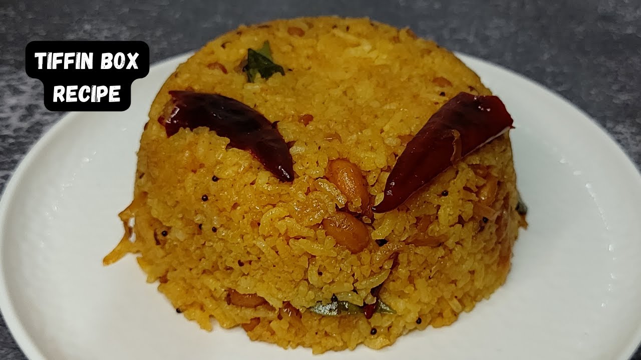 Puli Sadam Recipe / Easy Tiffin Box Recipe / Tamarind Rice Recipe - YouTube
