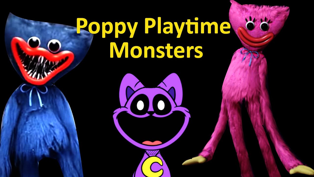 Poppy Playtime monsters - YouTube