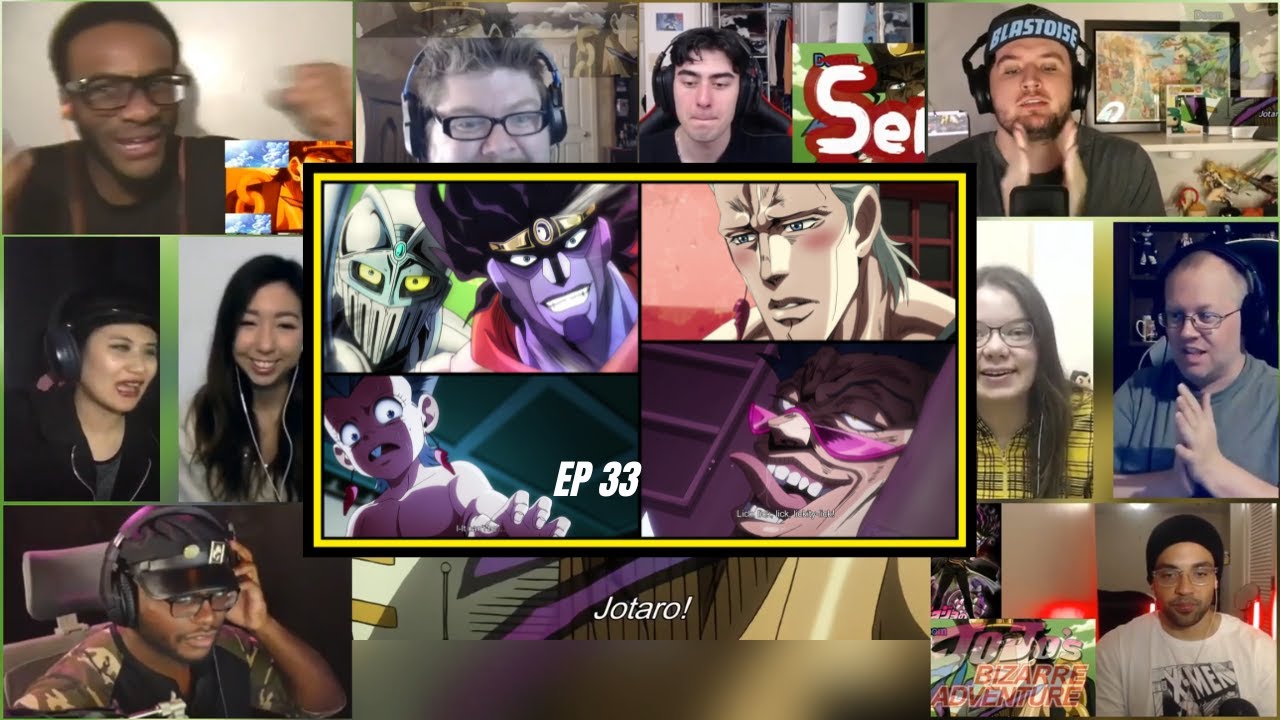 💀Kid Jotaro is Scary!👊 || JoJo's Part 3 Episode 33 Reaction Mashup ...