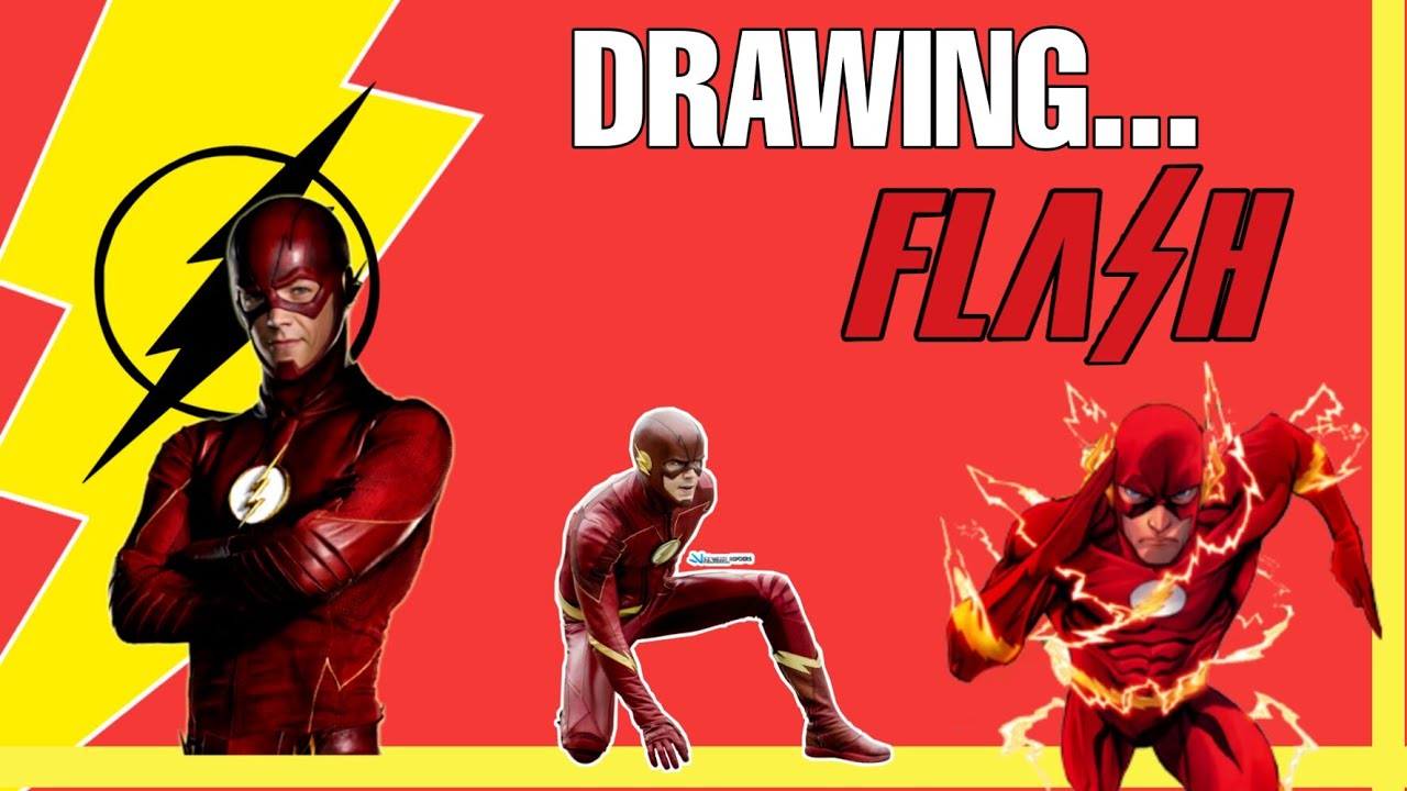 Drawing Flash from DC comics..|| Devesh Arts. - YouTube