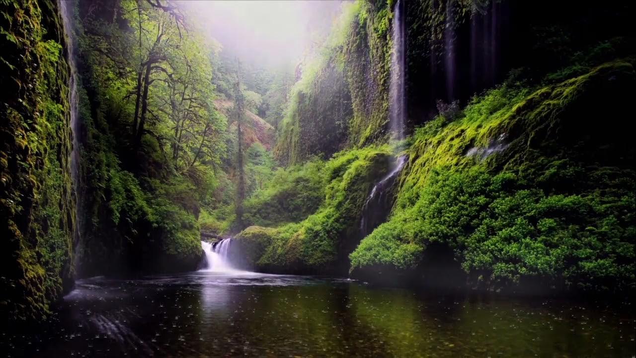 Nature Sounds-Waterfall-Relaxing Meditation Music video !! Calming ...