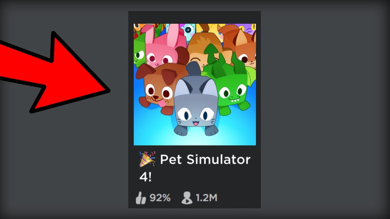 *OMG* Pet Simulator 4 is FINALLY OUT..😱😱 (Pet Simulator X) - YouTube