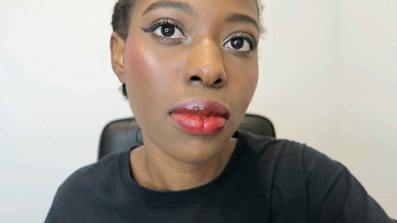 Realistic Everyday Red Lipstick Application - YouTube
