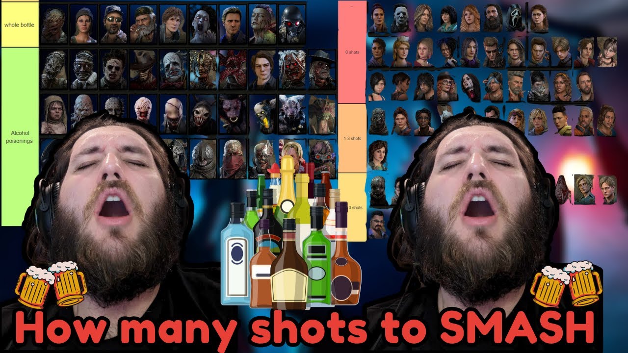 DBD Tier List But It's How Many Shots It'd Take To SMASH Killers ...
