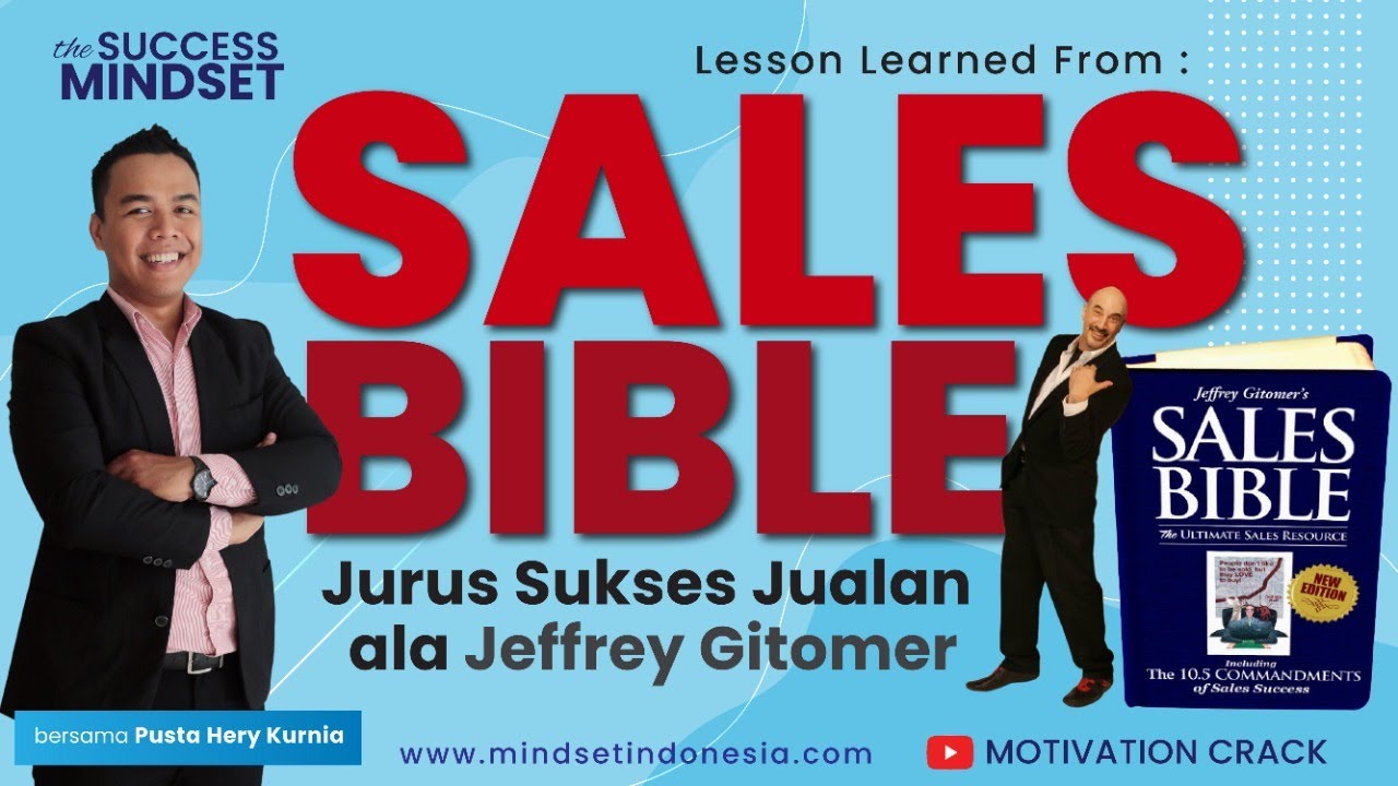 Sales Bible - Jurus Sukses Jualan ala Jeffrey Gitomer - YouTube