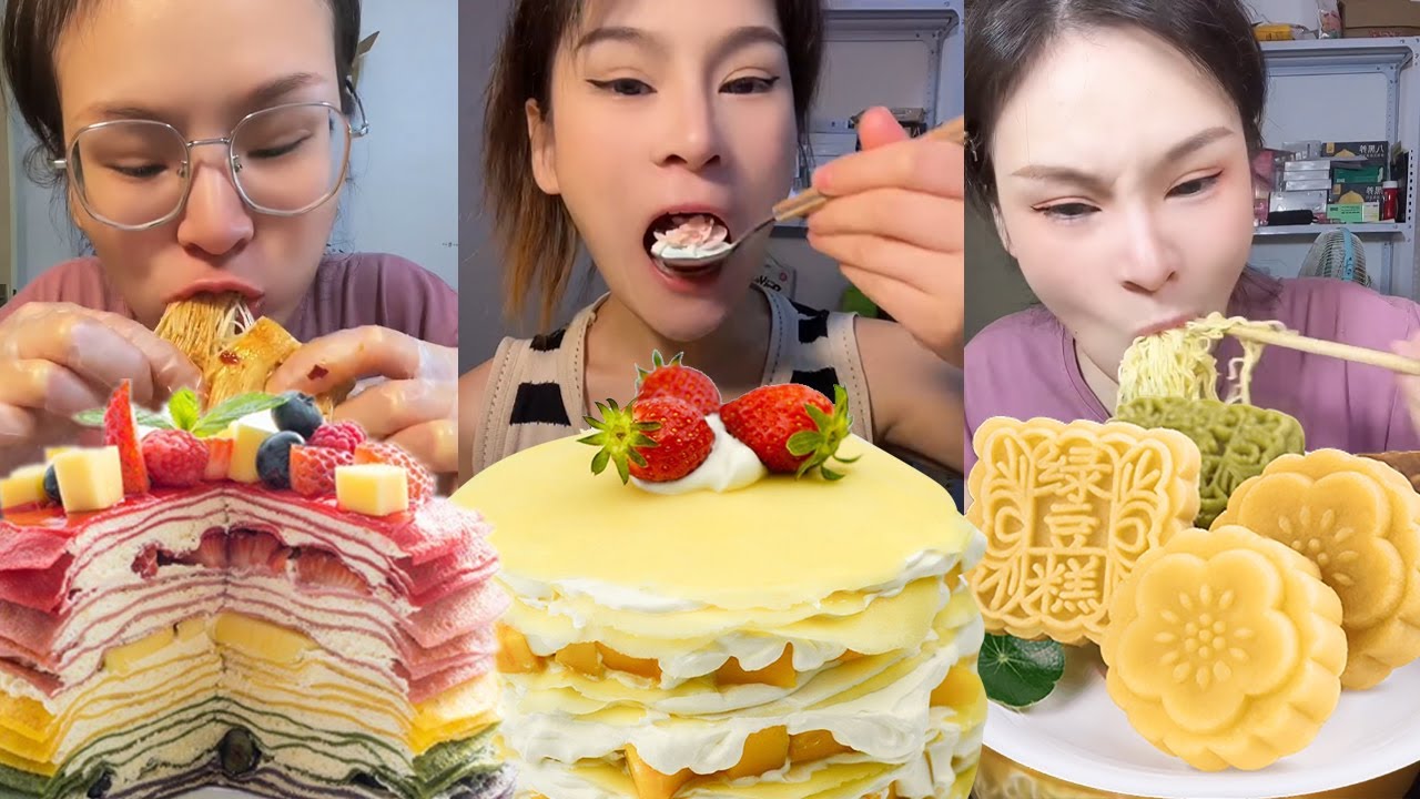 Extra thick milk cake丨두꺼운 우유 케이크丨極濃ミルクケーキ - YouTube
