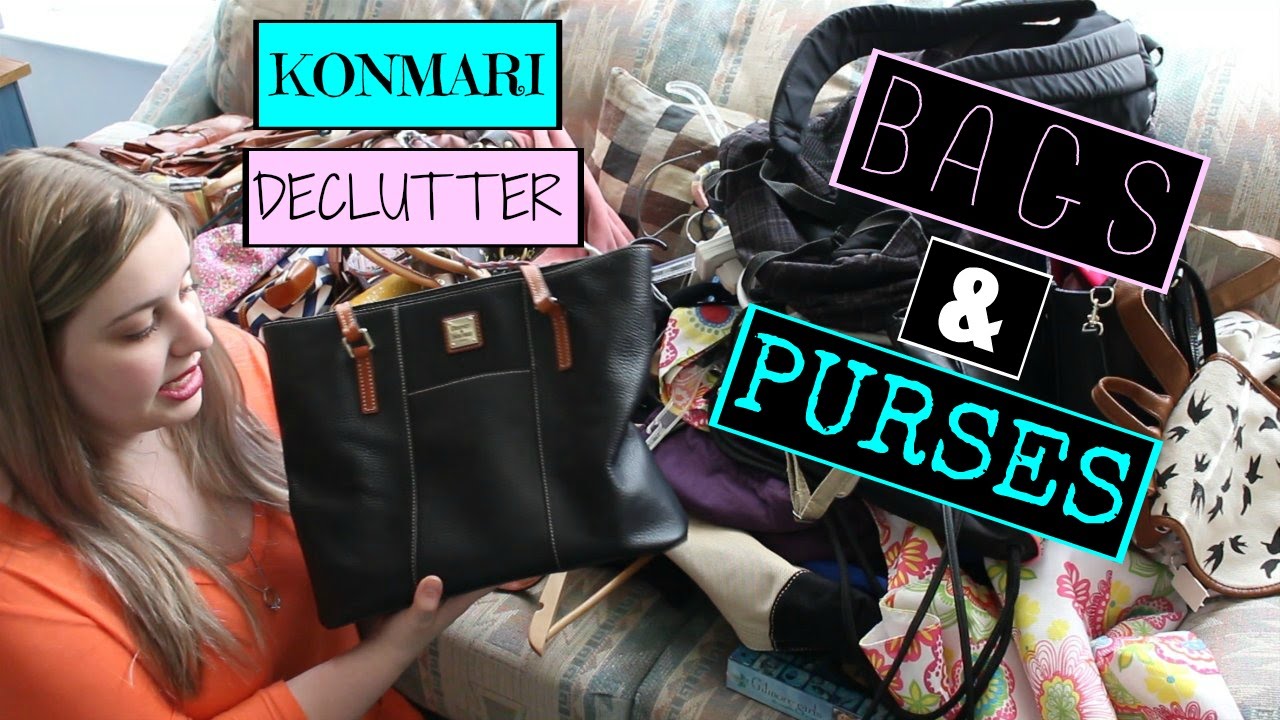 KonMari Declutter | Bags and Purses - YouTube