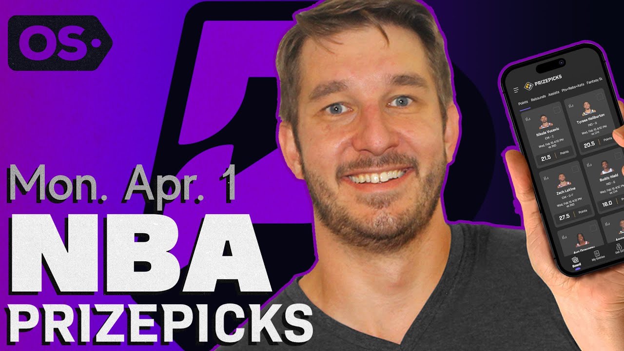PrizePicks Today - Best NBA Player Projections on Monday (4/1) - YouTube