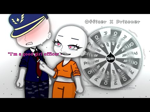 Making a Gacha Couple OC Challenge💌‼️ (Officer X Prisoner Edition) SPIN THE WHEEL CHALLENGE 😍