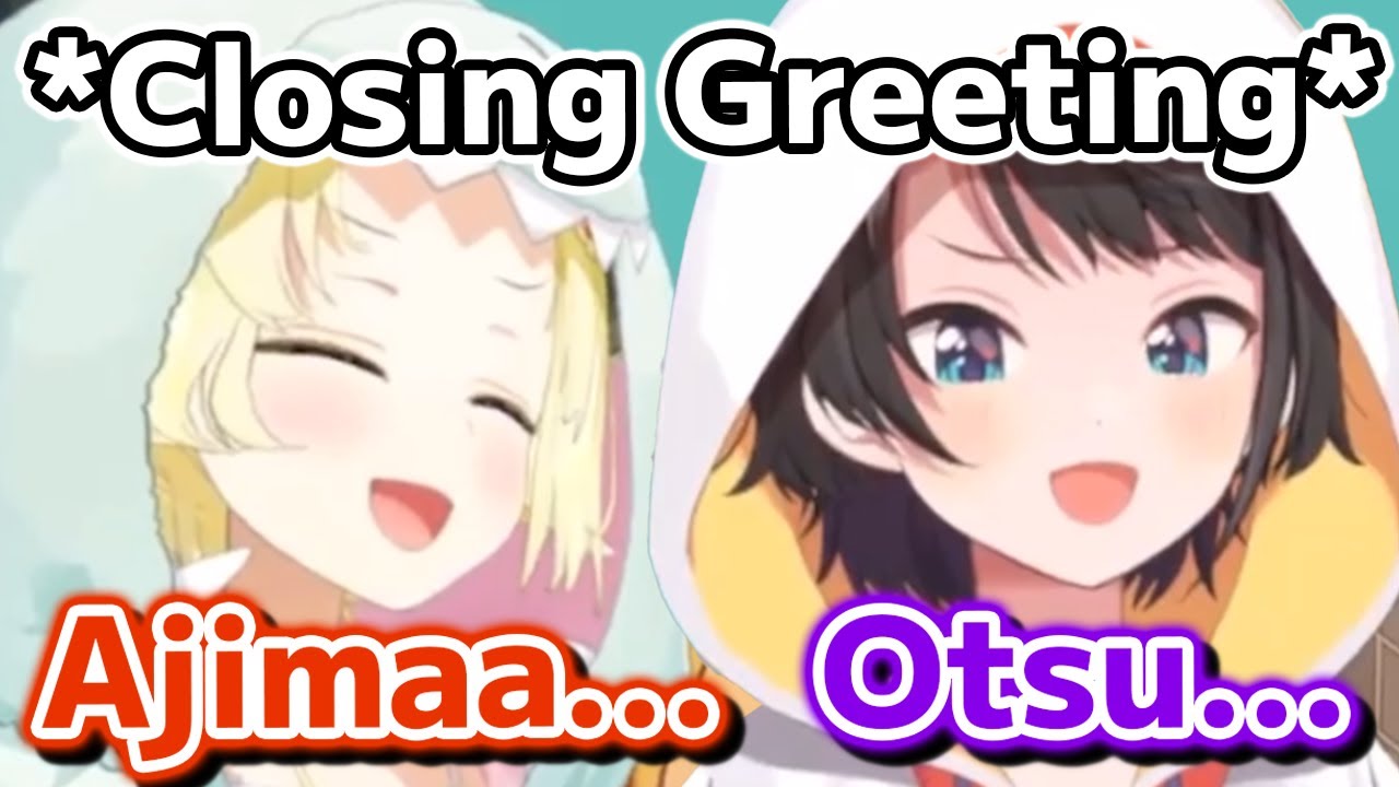 Watame uses "Ajimaru" for closing greeting [Hololive Eng Sub] - YouTube